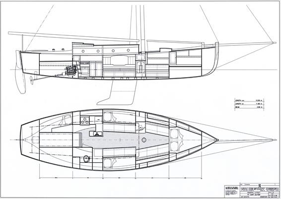 Van de Stadt Design - Gaff Cutter 41